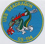 BCPatch, LLC: USS Seadragon SS 194 - Dragon Chewing Flag
