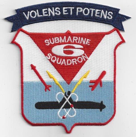 BCPatch, LLC: Submarine Squadron 6 (Subron 6) Volens Et Potens